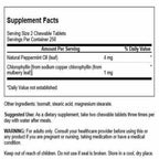 500 mint-flavoured chlorophyllin tablets