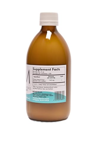 500 mL bottle of Ormus multiminerals