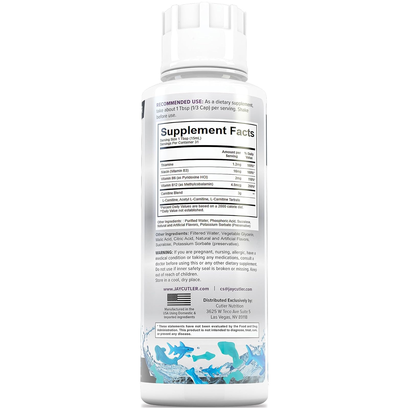 500 ml L-Carnitine for energy boost