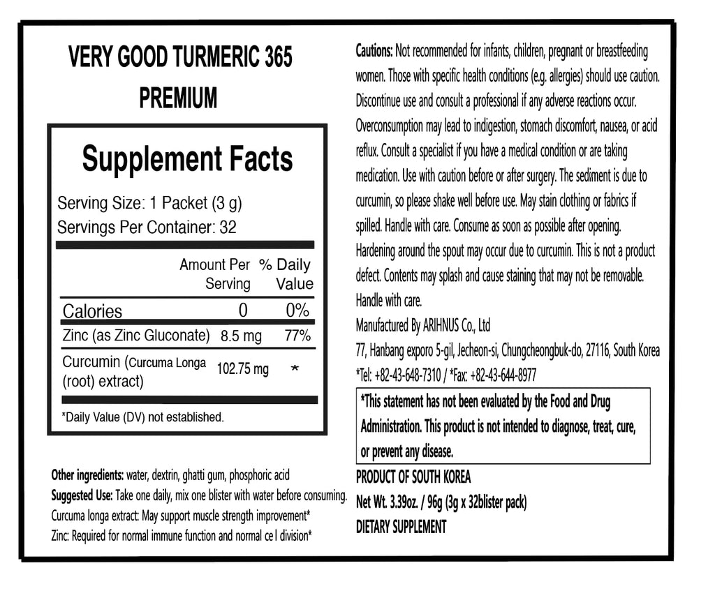 500 ml turmeric health boost
