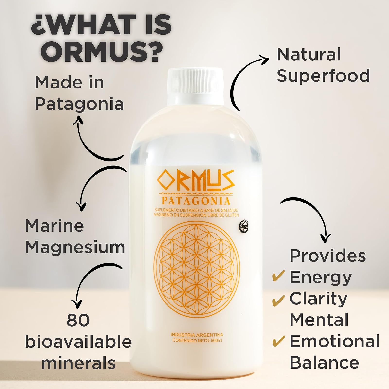 500 ml zinc frequency enhancer