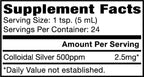 500 ppm colloidal silver for immune support