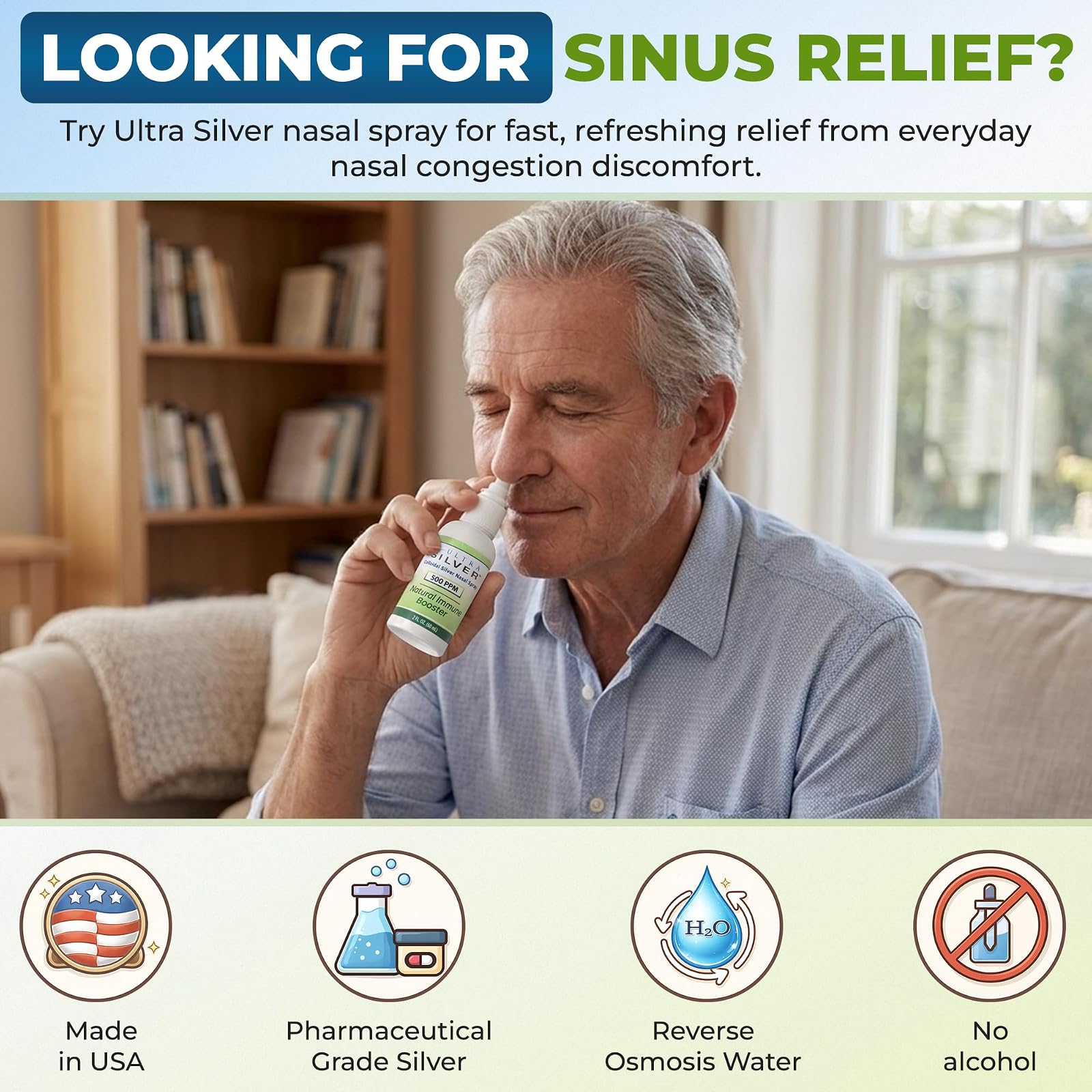 500 PPM trace minerals for nasal health