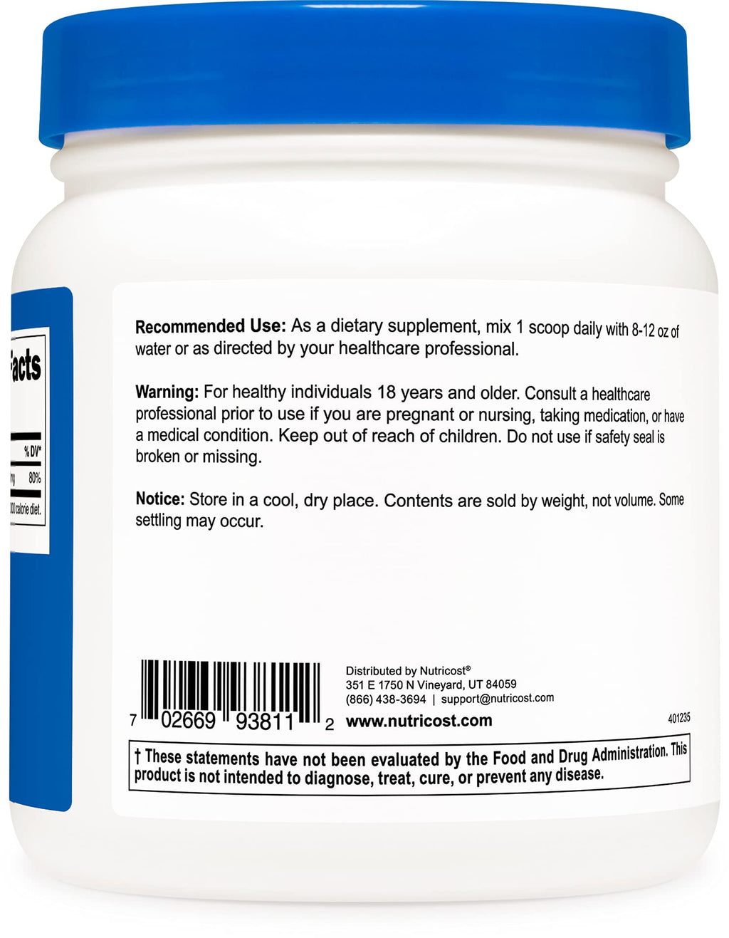 500 servings of calcium ascorbate