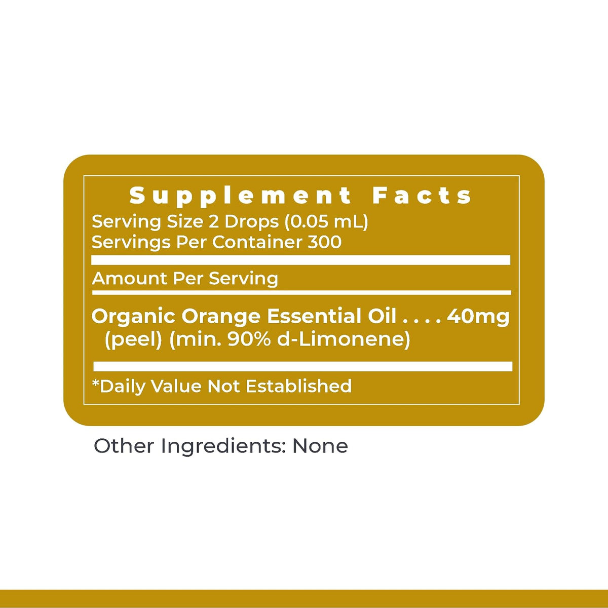 500 servings of limonene oil