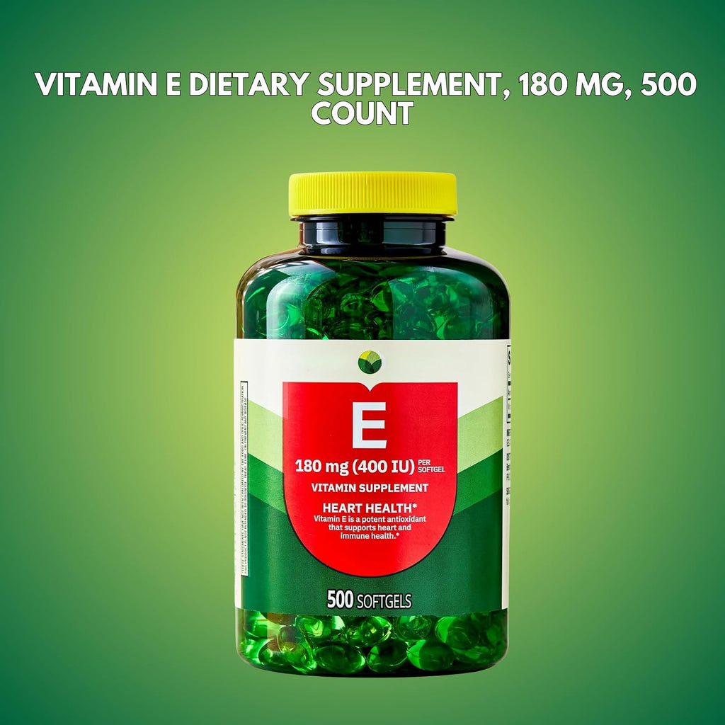 500 softgels for daily Vitamin E intake