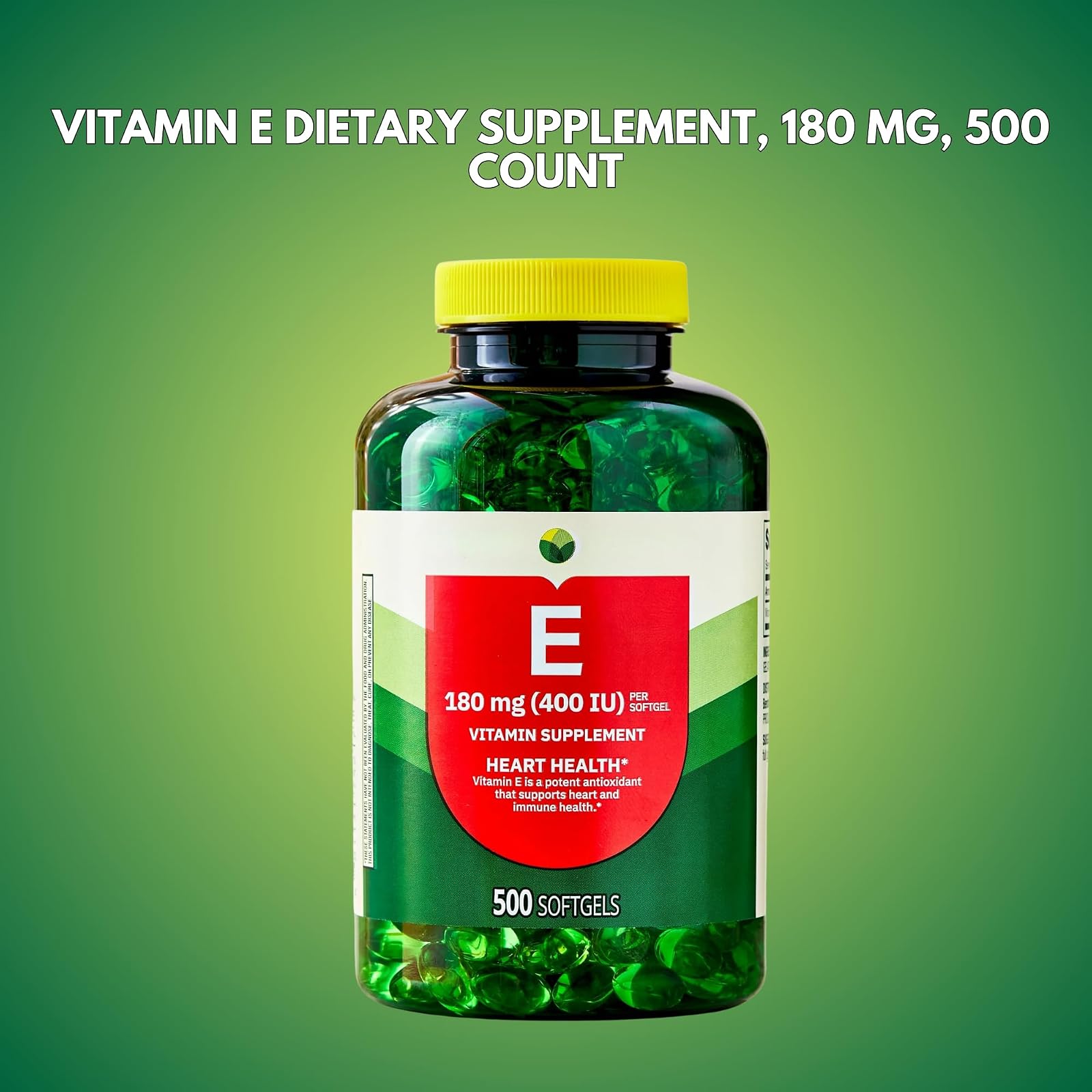 500 softgels for daily Vitamin E intake