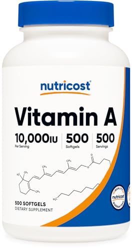 500 softgels of vitamin A goodness