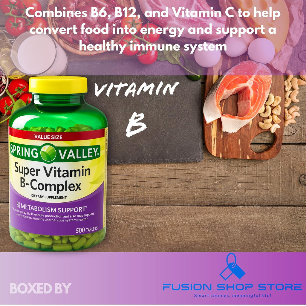 500 tablets of Fusion B vitamins