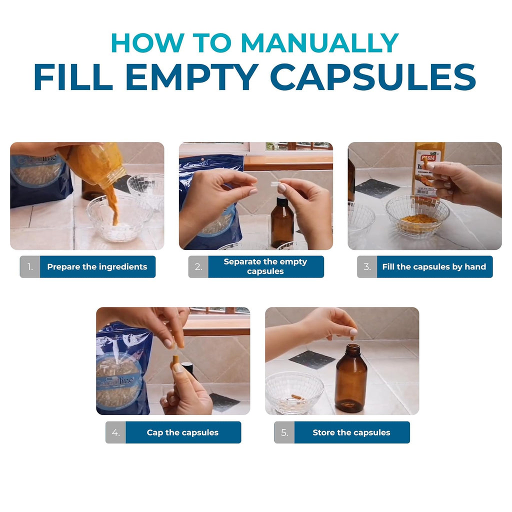 5000 count gelatin capsules for vitamins