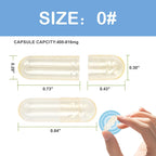 5000 count Size 0 gelatin capsules