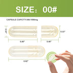 5000 count vegan capsule bulk pack
