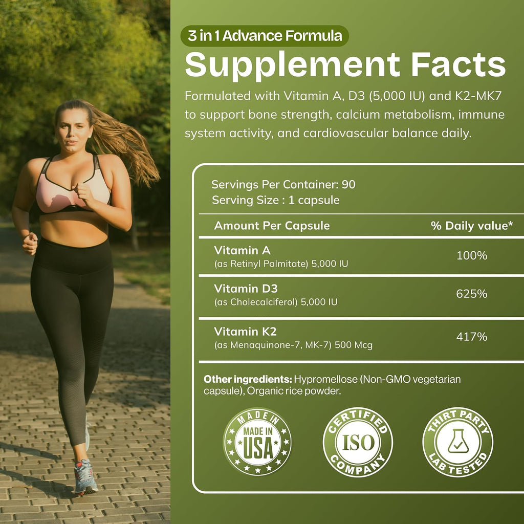 5000 IU vitamin D capsules
