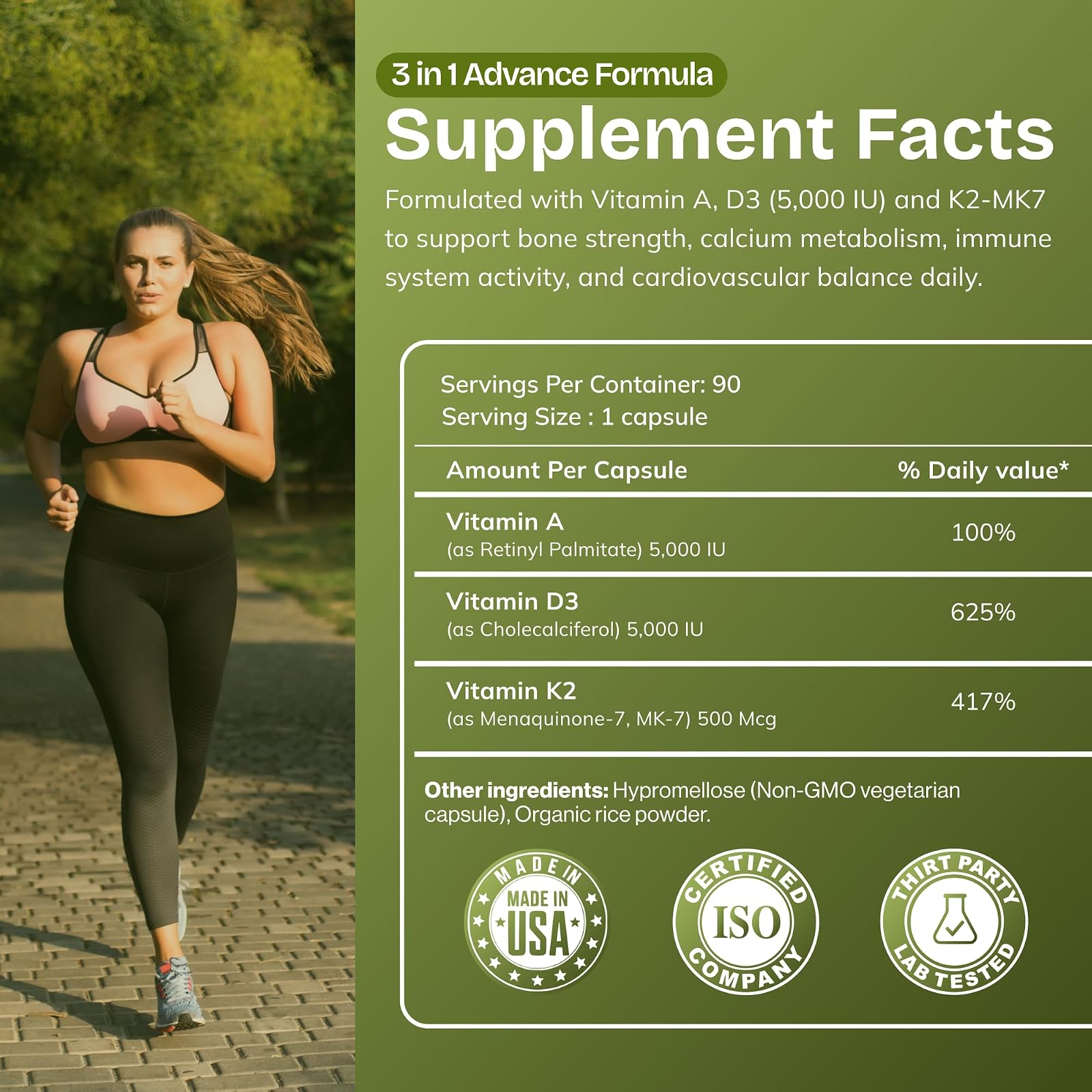 5000 IU vitamin D capsules