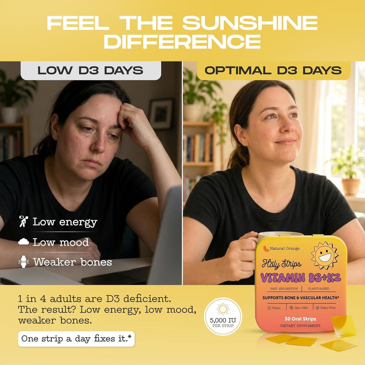 5000 IU vitamin D supplement