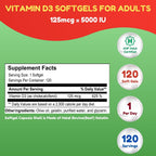 5000 IU vitamin D3 for immunity