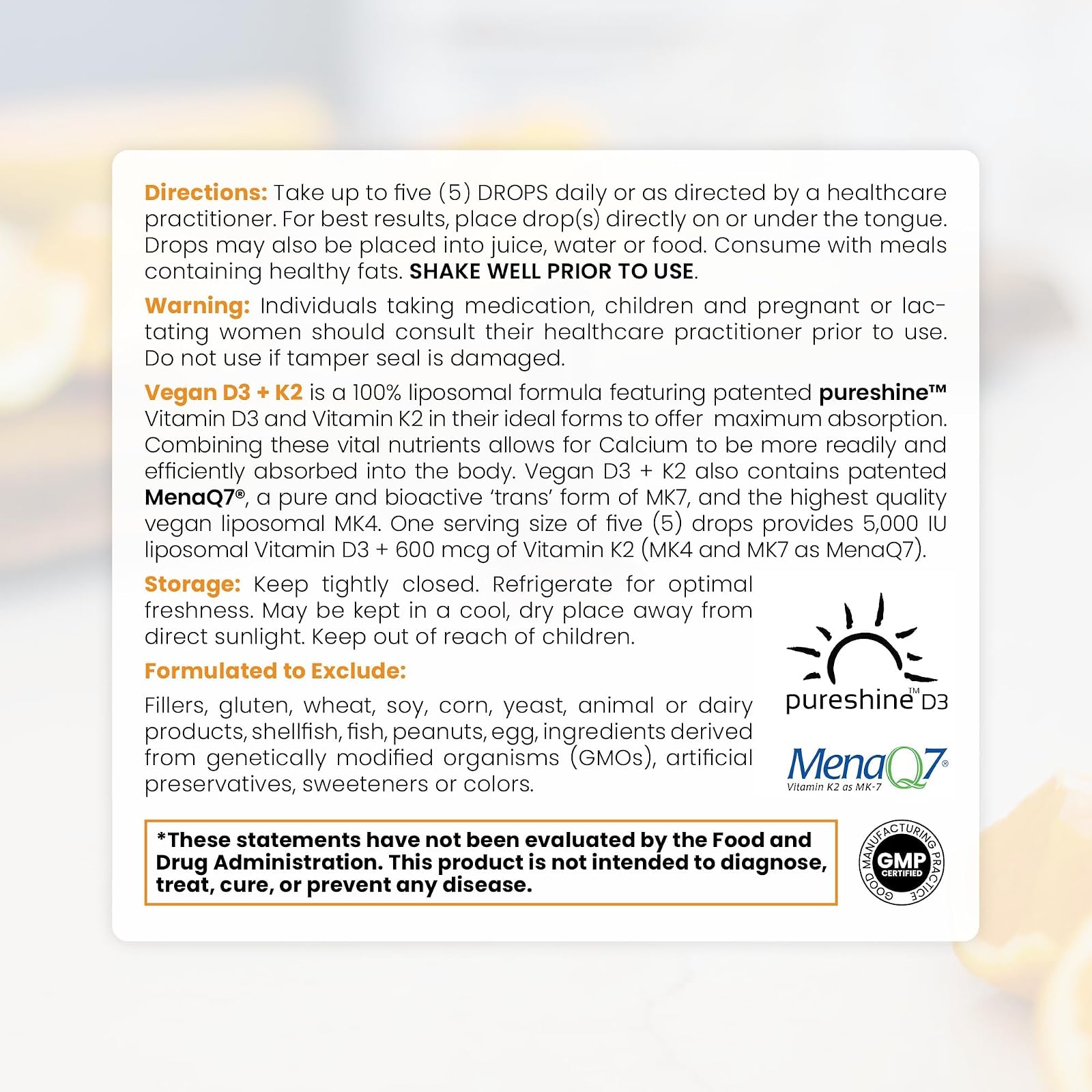 5000 IU vitamin D3 for immunity