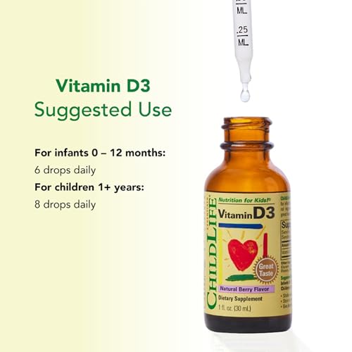 5000 IU vitamin D3 for infants