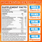 5000 IU Vitamin D3 gummy supplement