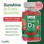 5000 IU Vitamin D3 gummy supplements