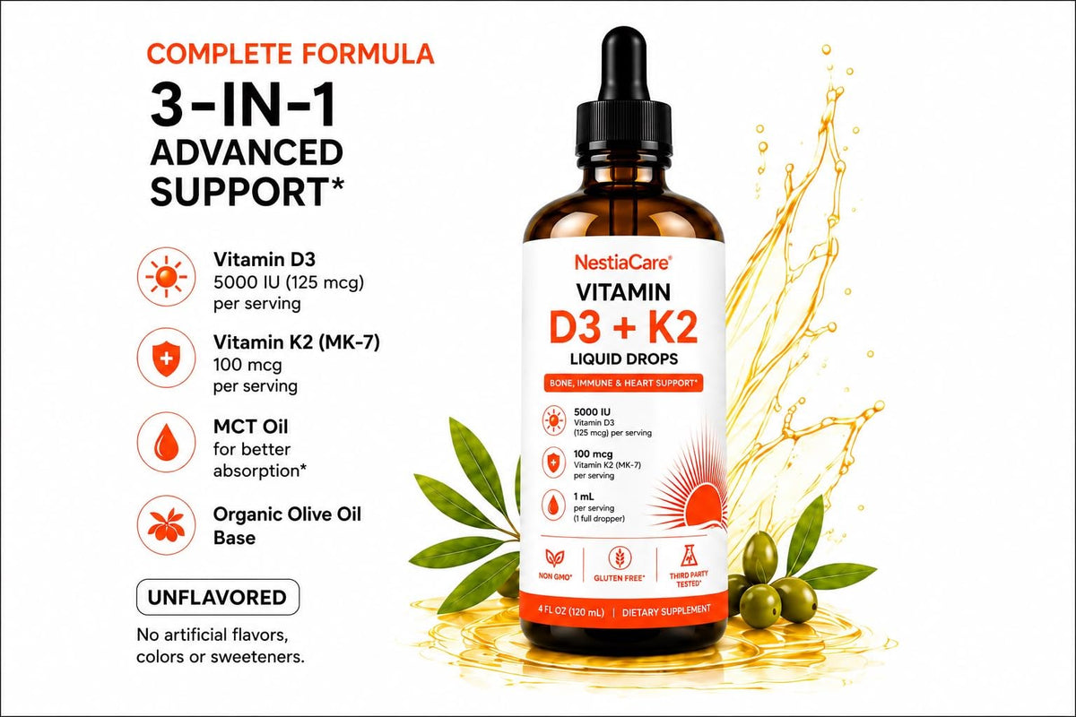 5000 IU Vitamin D3 health benefits