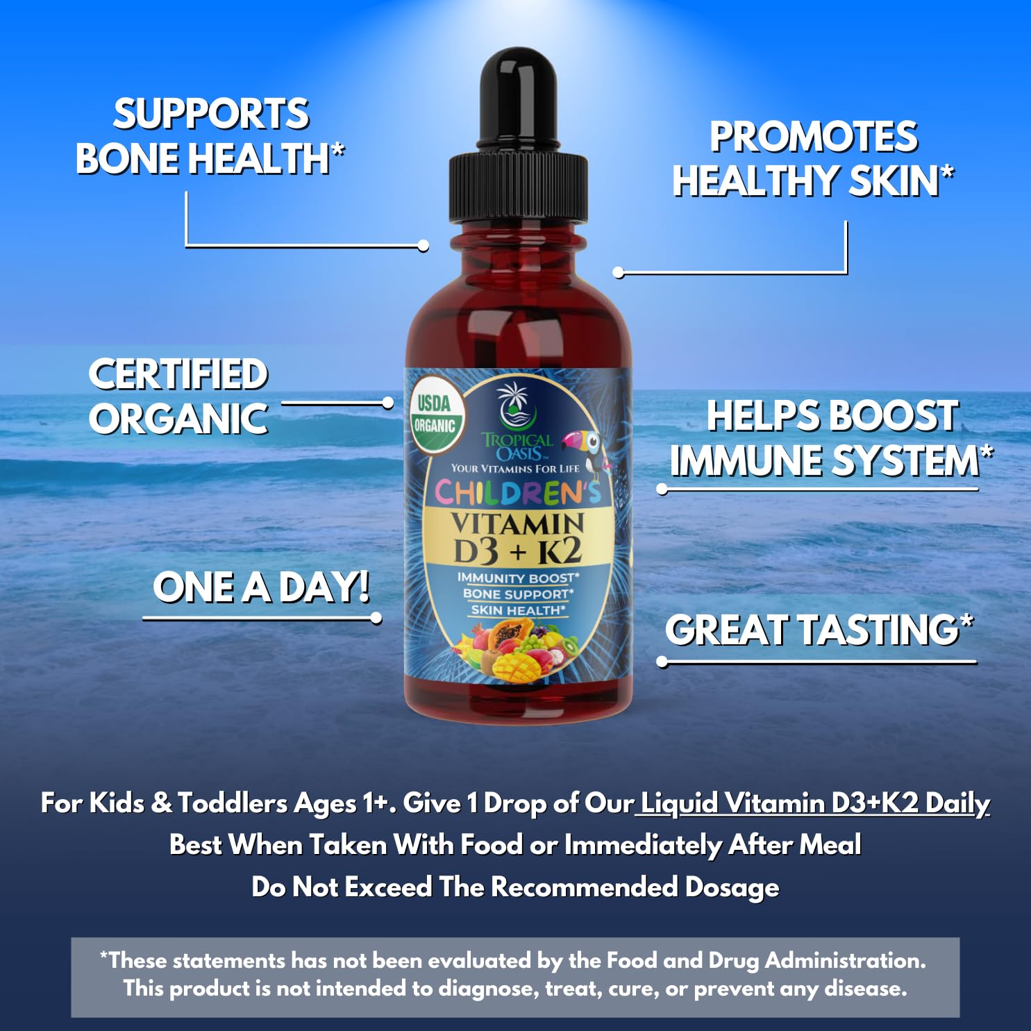 5000 IU vitamin D3 K2 formula