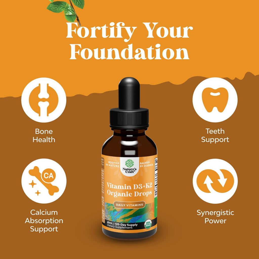 5000 IU Vitamin D3 K2 supplement