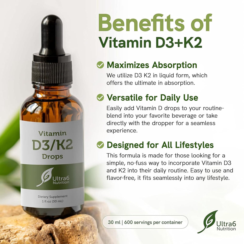 5000 IU vitamin D3 liquid supplement
