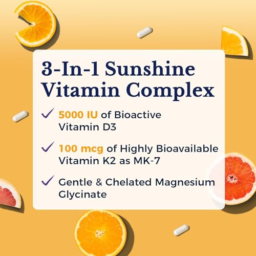 5000 IU vitamin D3 supplement