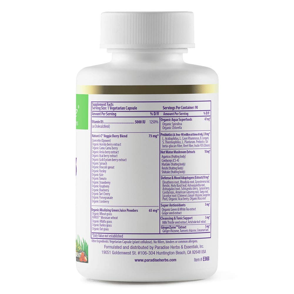 5000 IU vitamin D3 vegetarian formula