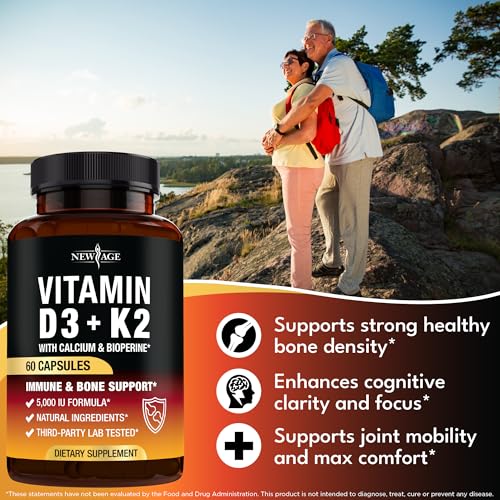 5000 IU vitamin D3 with K2