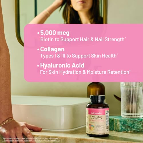 5000 mcg biotin for beauty support