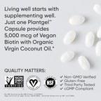 5000 mcg biotin for energy support