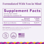 5000 mcg biotin for healthy skin