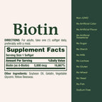 5000 mcg biotin for nails