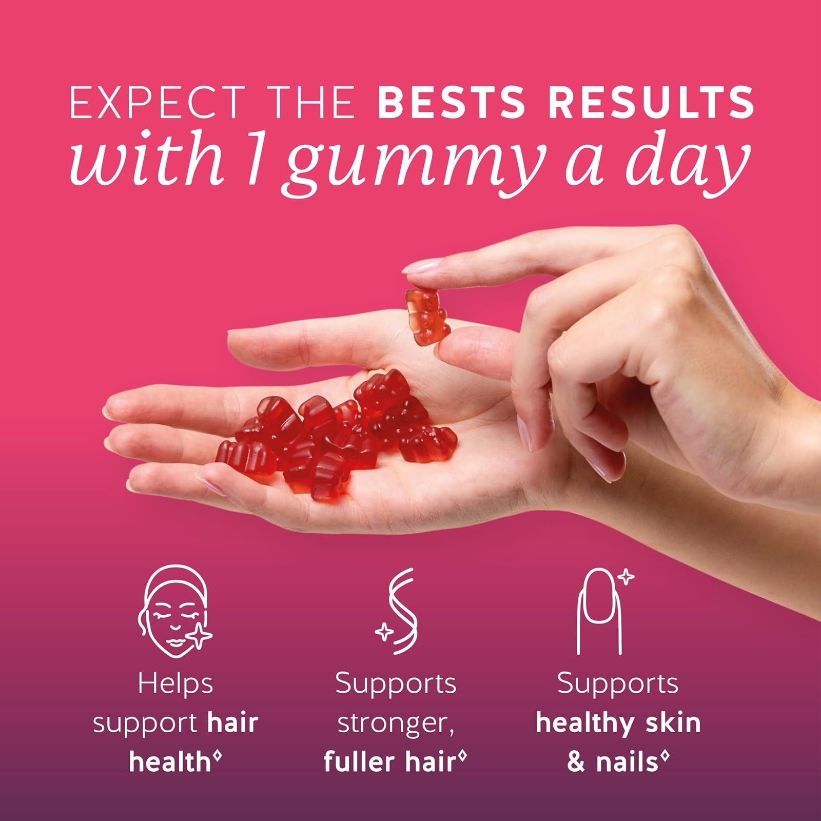 5000 mcg biotin gummies for healthy skin