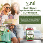 5000 mcg Biotin gummies for nails