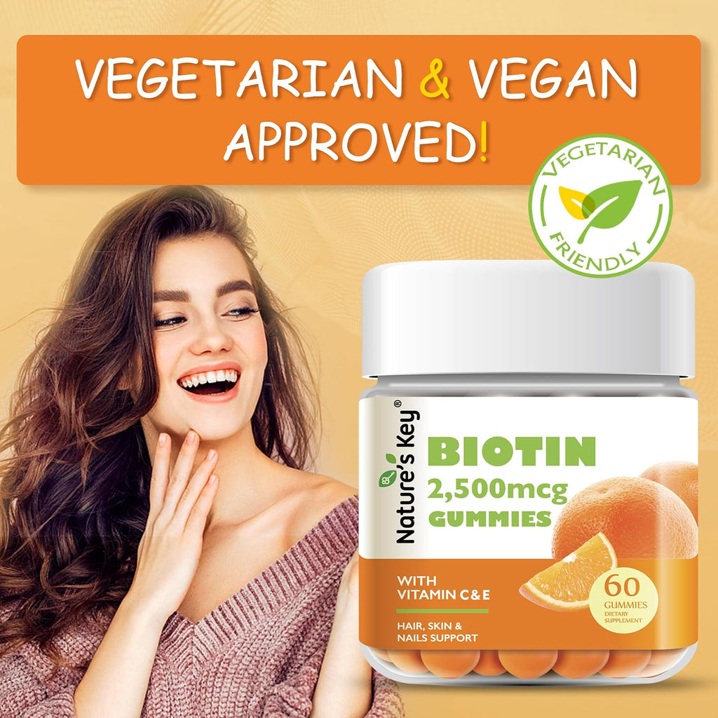 5000 mcg biotin gummies for nails