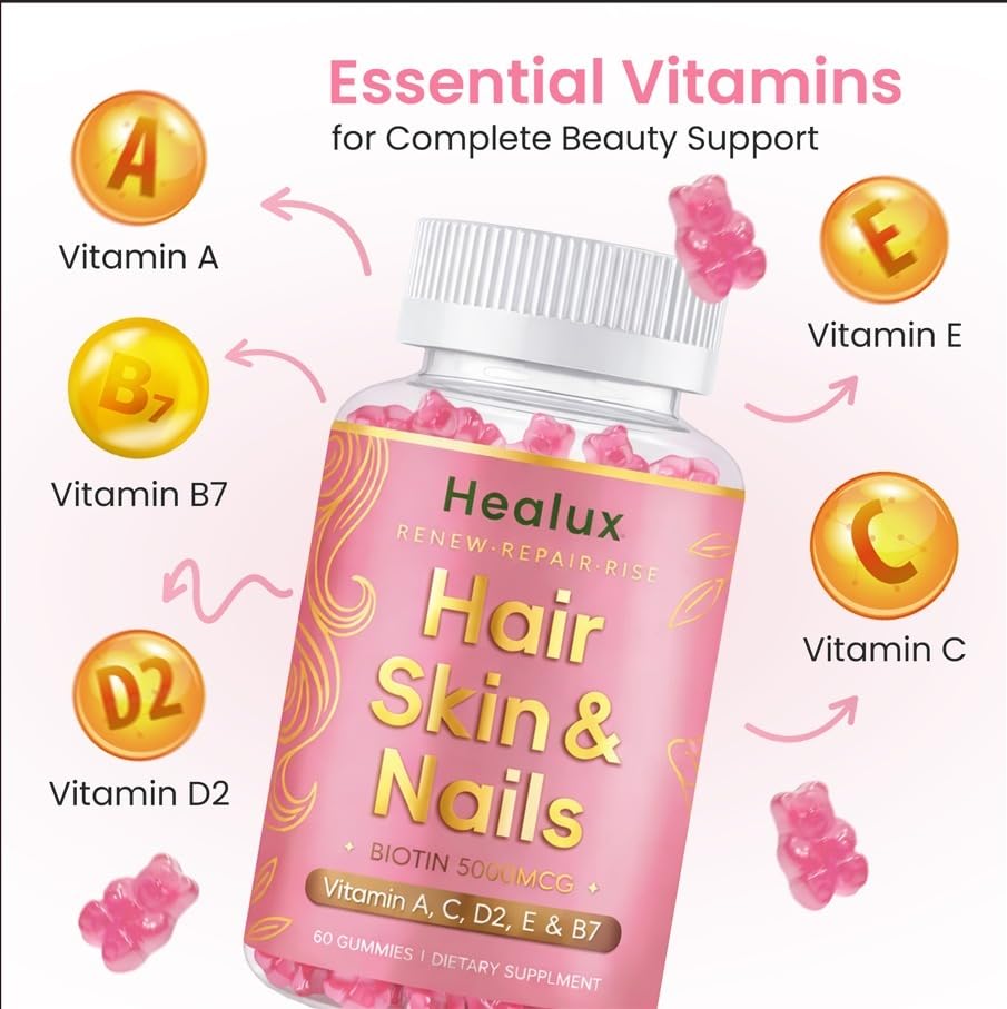 5000 mcg biotin gummy supplements