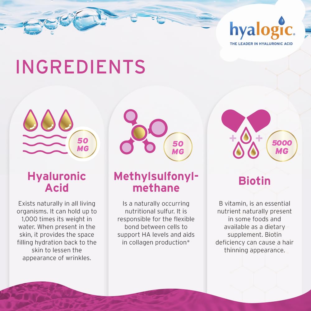 5000 mcg hyaluronic acid supplement