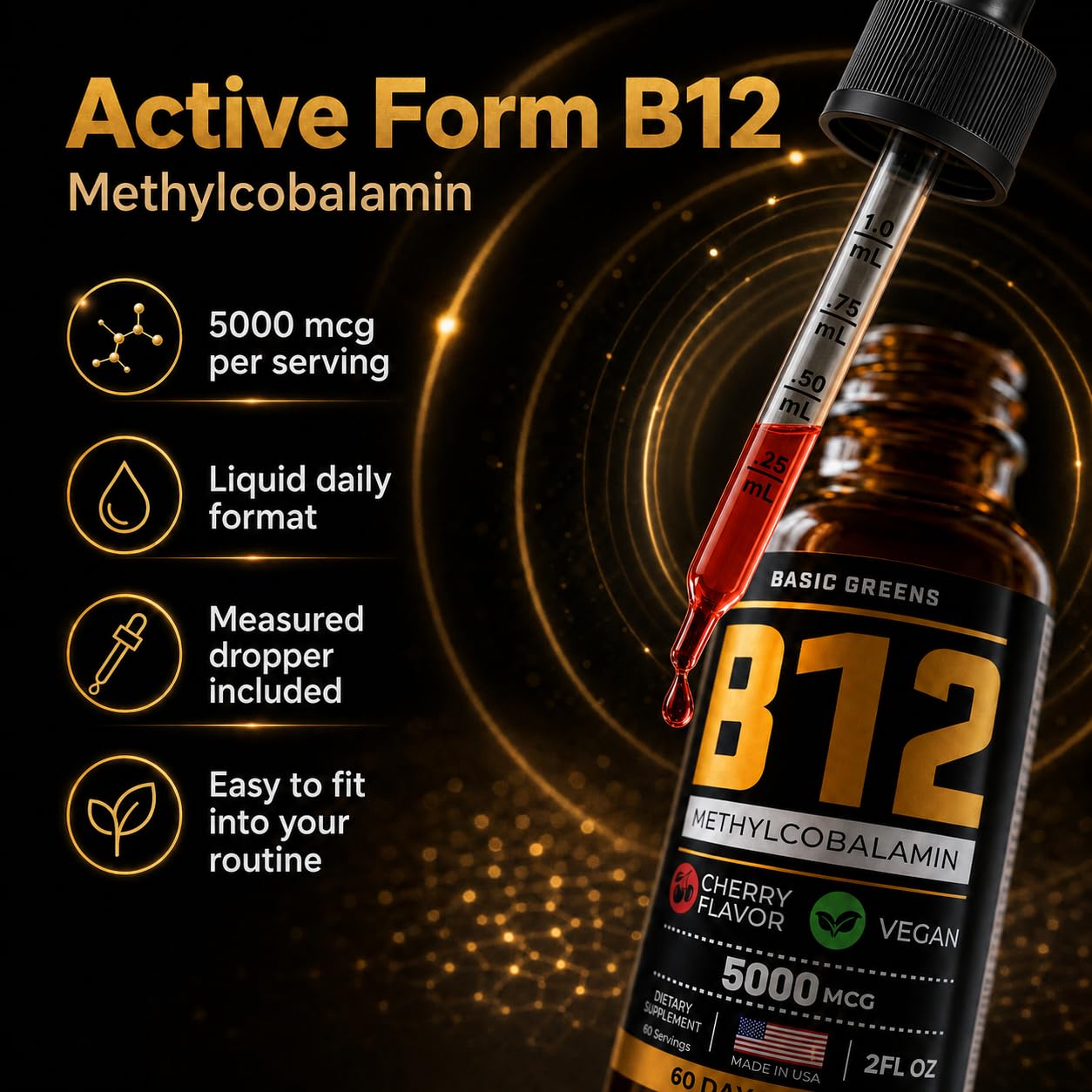 5000 mcg vitamin B12 dosage