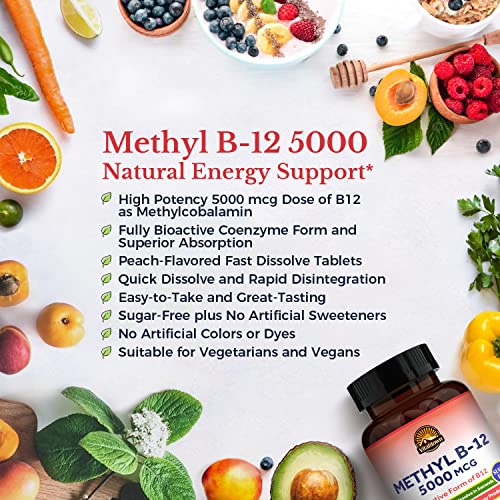 5000 mcg vitamin B12 dosage