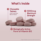 5000 mcg vitamin B12 for energy