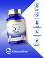 5000 mcg vitamin B12 for vitality