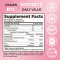 5000 mcg vitamin B12 for vitality