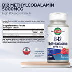 5000 mcg vitamin B12 micro tabs