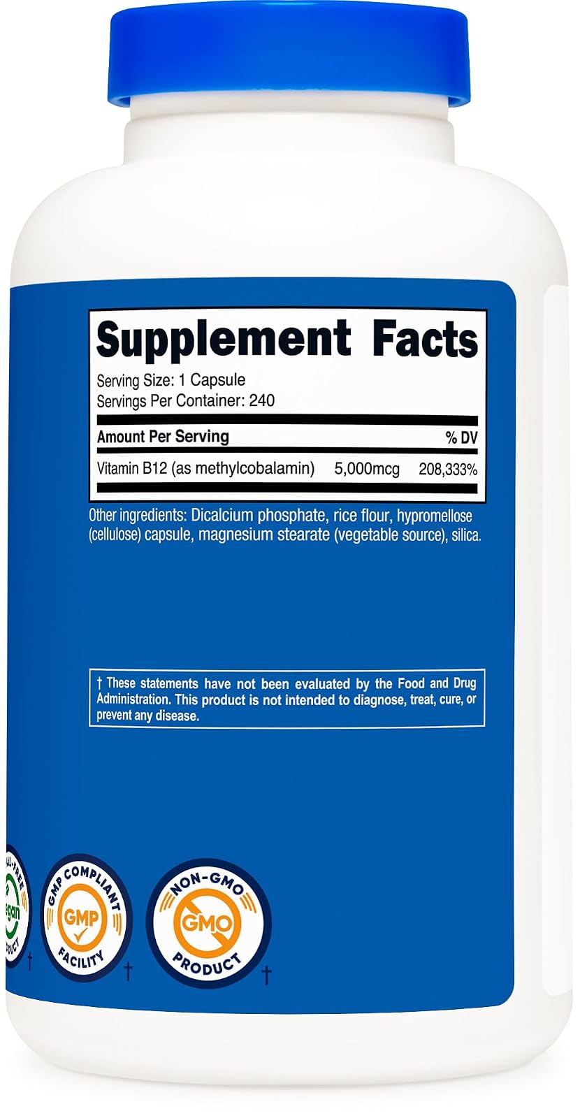 5000 mcg vitamin B12 supplement