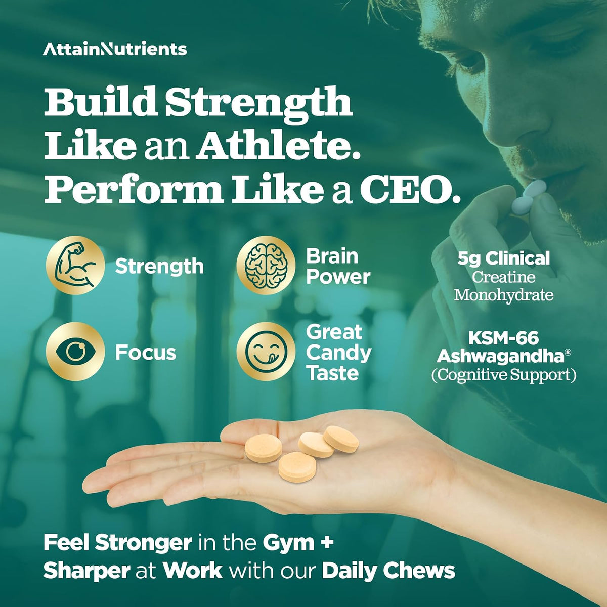 5000 mg creatine energy boost