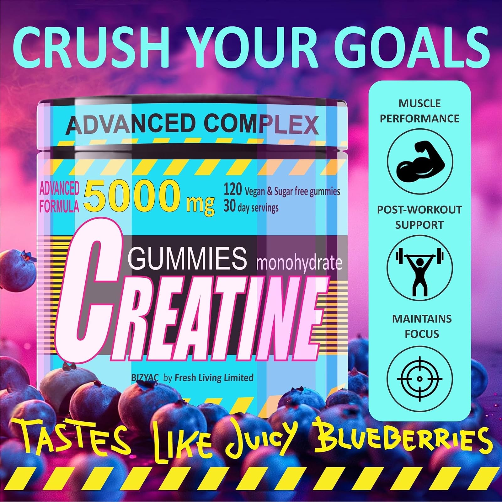 5000 mg creatine for athletes