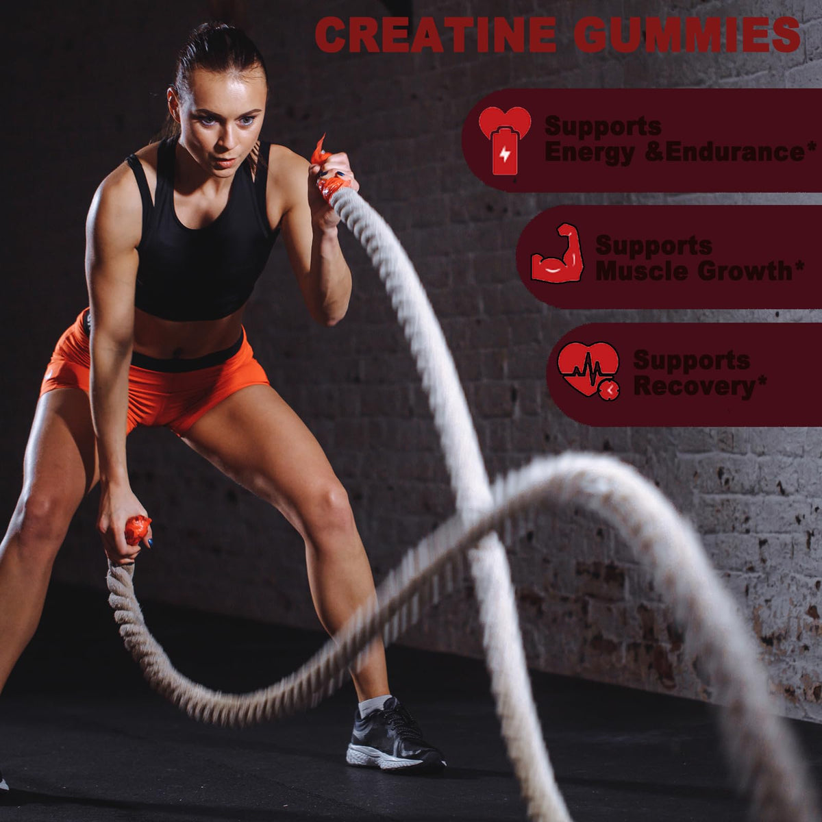5000 mg creatine gummies for athletes